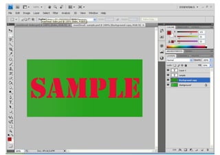 Sample Masthead Using Adobe Photoshop | DOCX