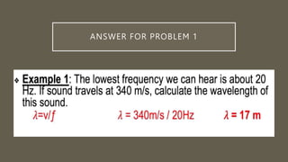 Sample problems for wavelength.pptx