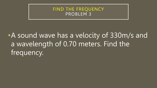 Sample problems for wavelength.pptx