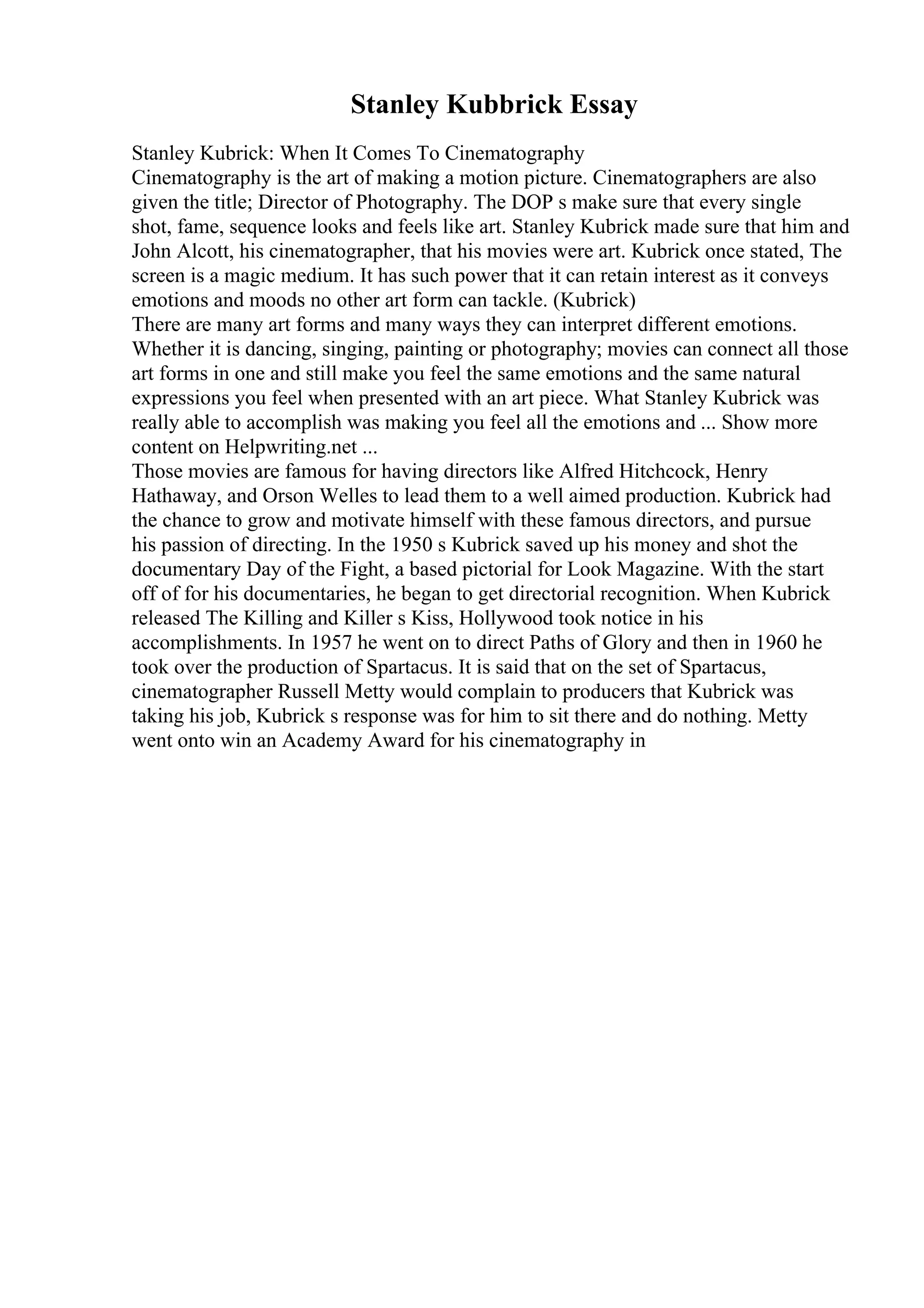 Sample Process Essay | PDF