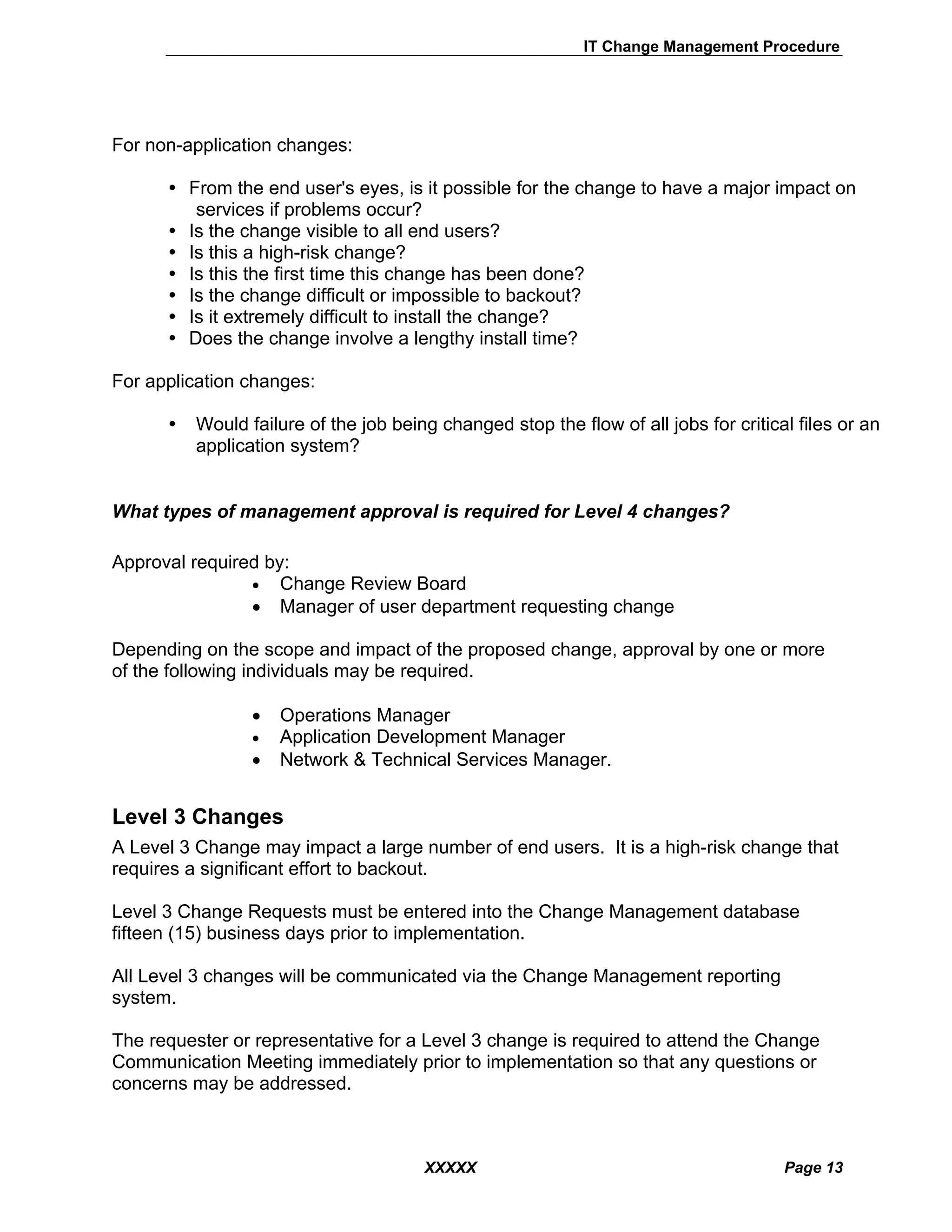 Sample process guide_-_change_management | PDF