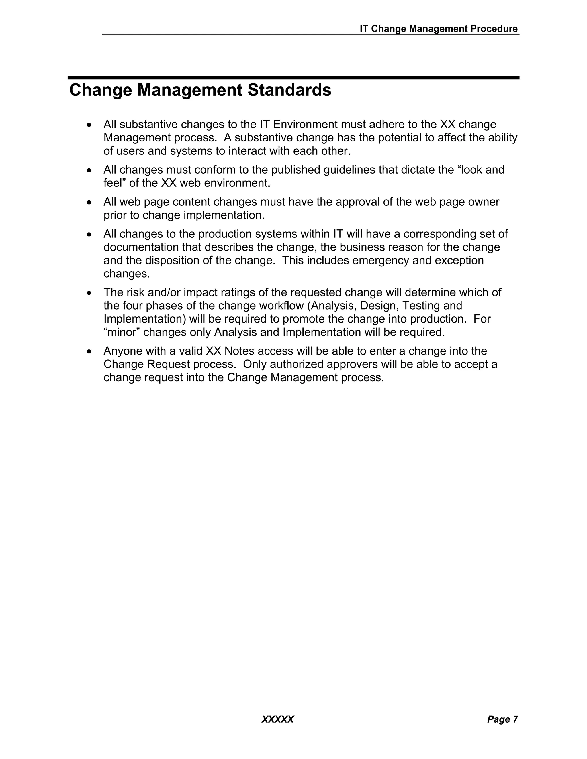 Sample process guide_-_change_management | PDF