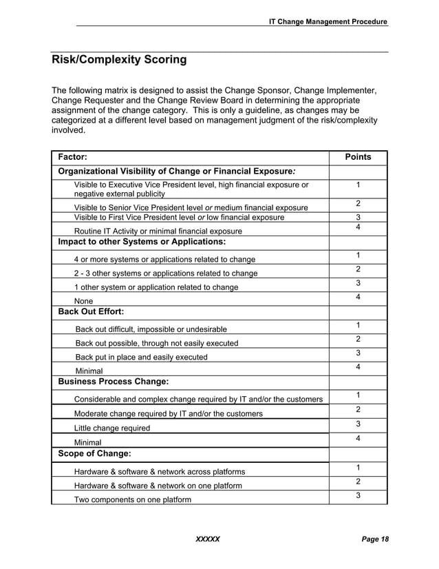 Sample process guide_-_change_management | PDF