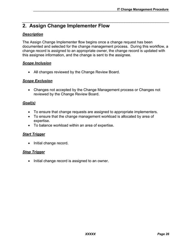 Sample process guide_-_change_management | PDF