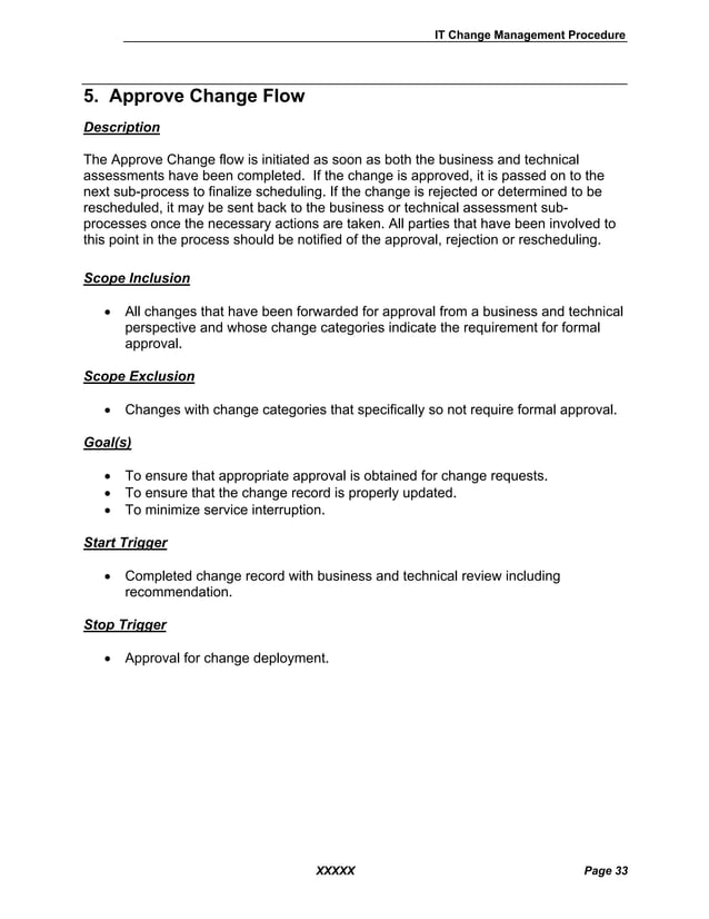 Sample process guide_-_change_management | PDF