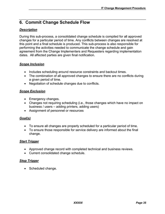 Sample process guide_-_change_management | PDF