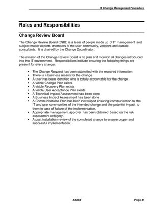 Sample process guide_-_change_management | PDF