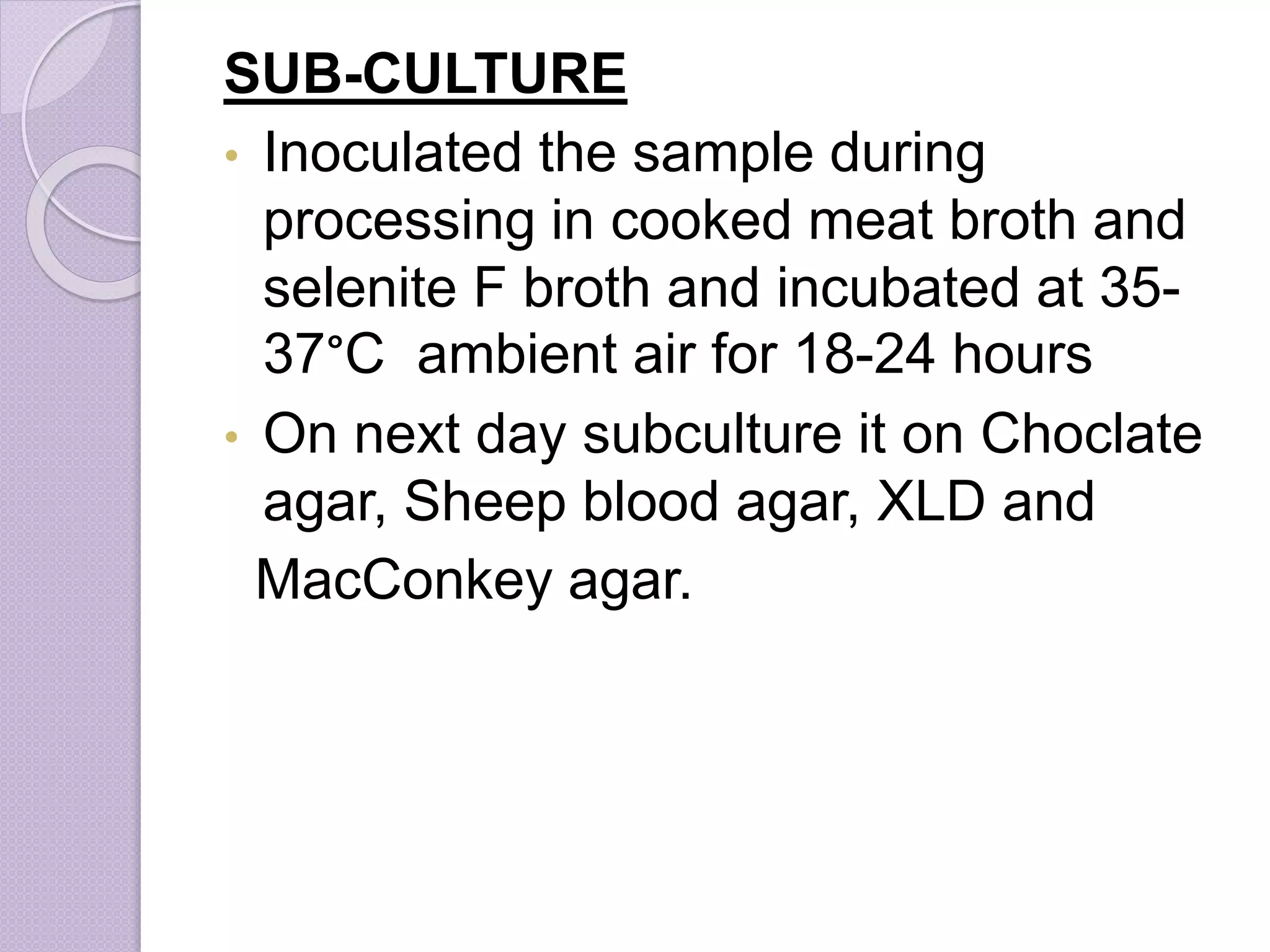 Microbiologica Samples processing | PPTX | Chemistry | Science