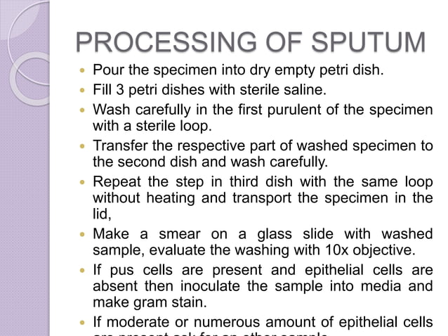 Microbiologica Samples processing | PPTX | Chemistry | Science