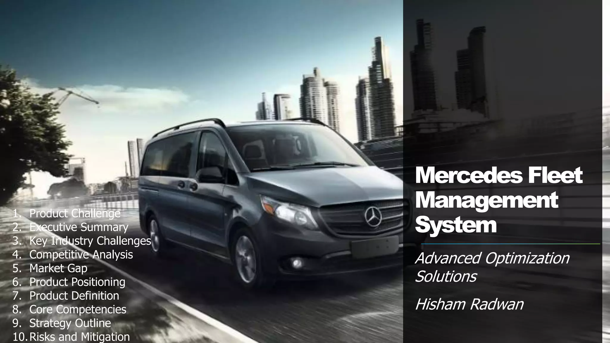 Mercedes Product Strategy Deck | PPT