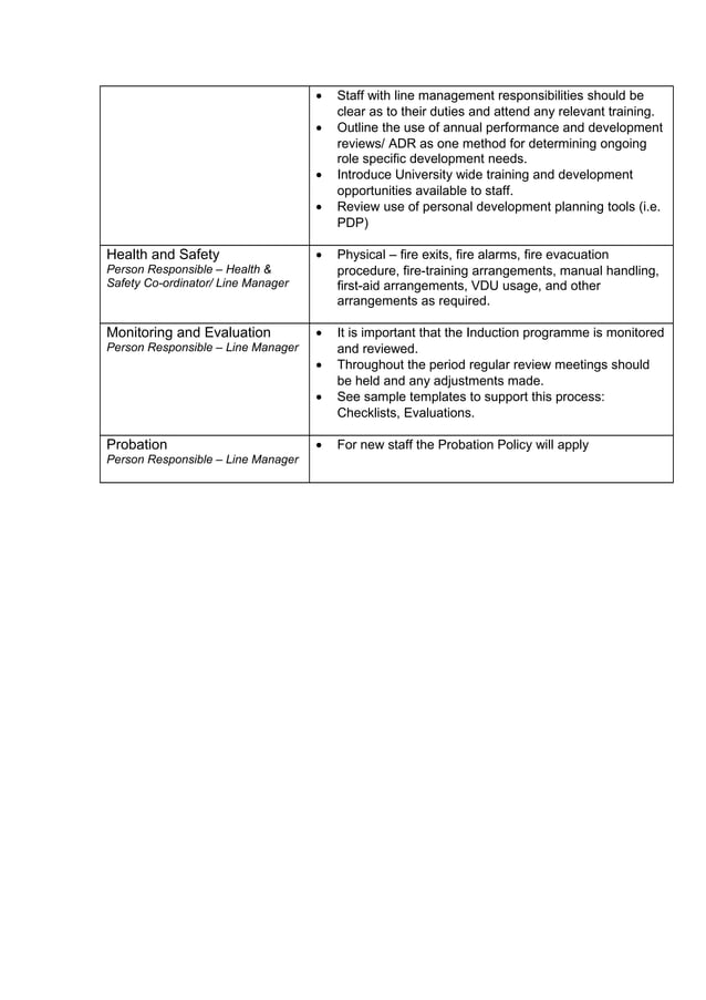 Sample programme content (1) | DOC | Business | Business and Finance