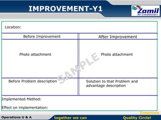 Sample project-Quality Circle | PPT