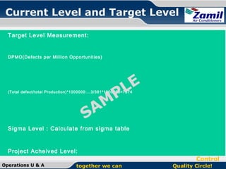 Sample project-Quality Circle | PPT
