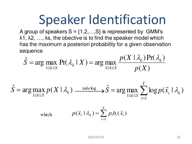 Speaker Recognition Using Gaussian Mixture Model