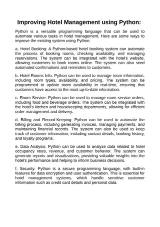 Sample project on hotel management.pdf