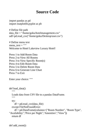 Sample project on hotel management.pdf