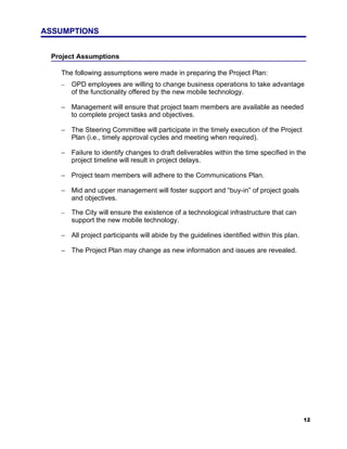 Sample project plan | DOC