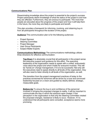 Sample project plan | DOC