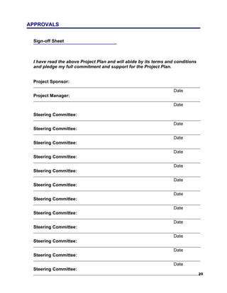 Sample project plan | DOC | Business | Business and Finance