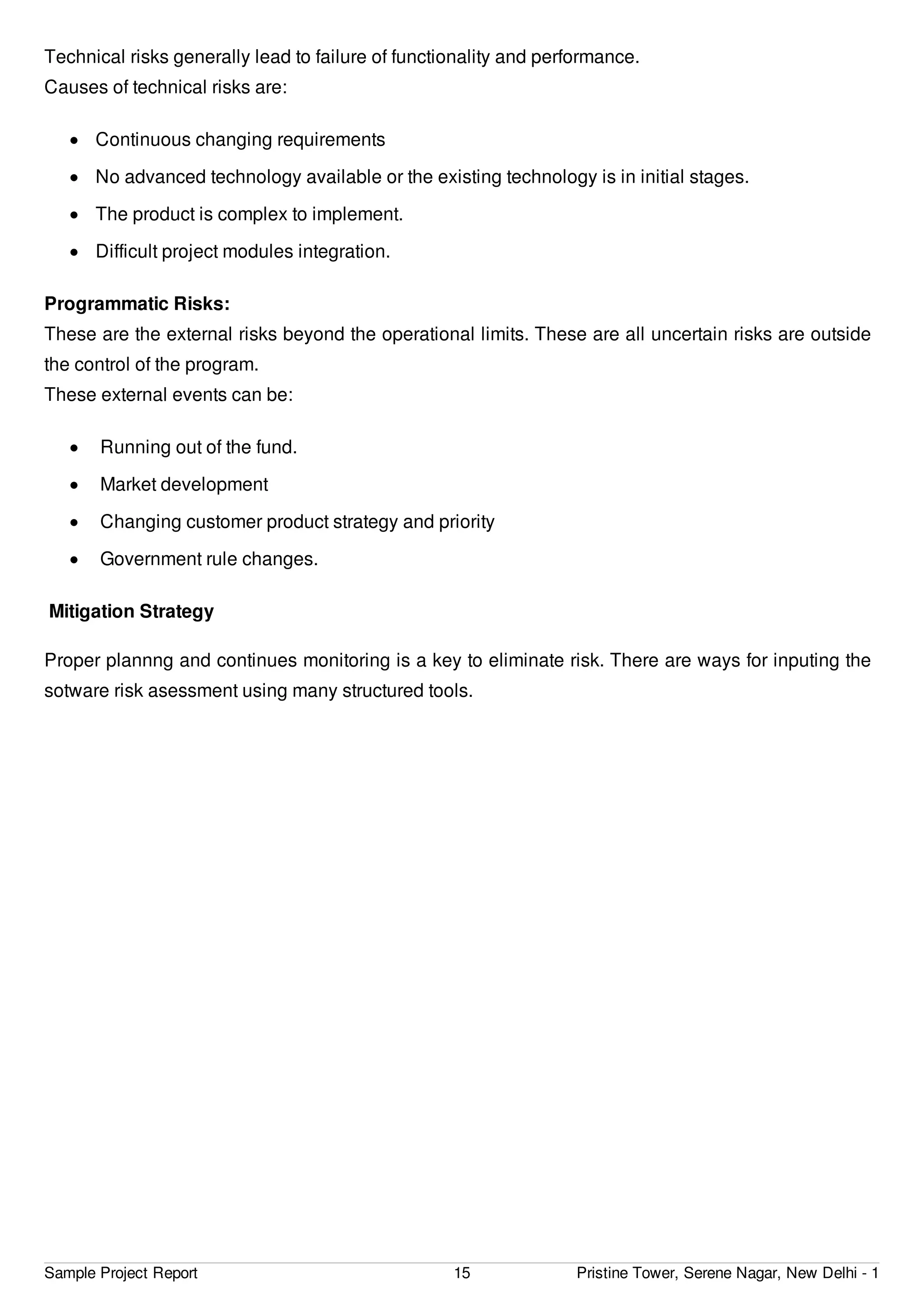 Finline sample project report for bank loan | PDF