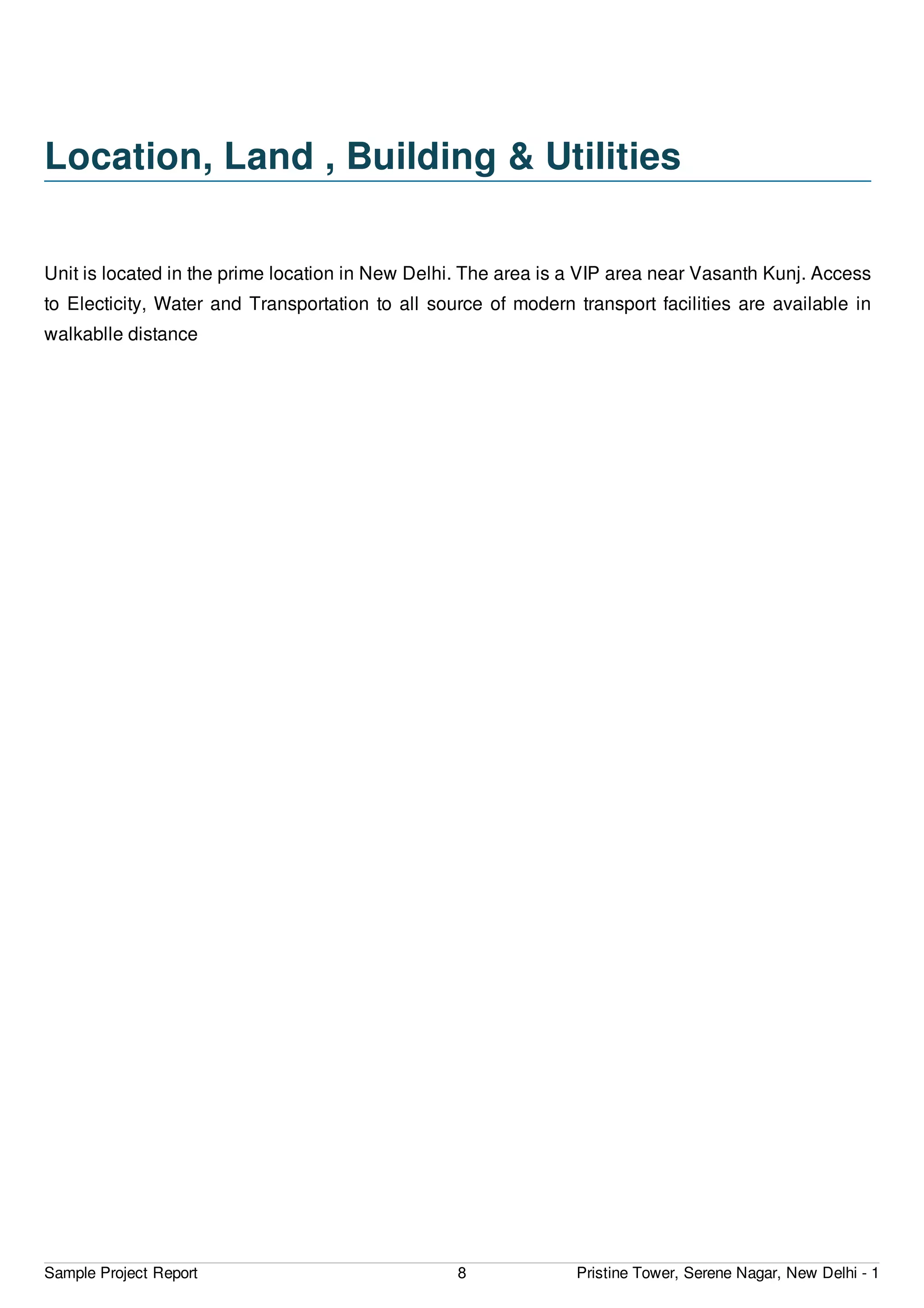 Finline sample project report for bank loan | PDF