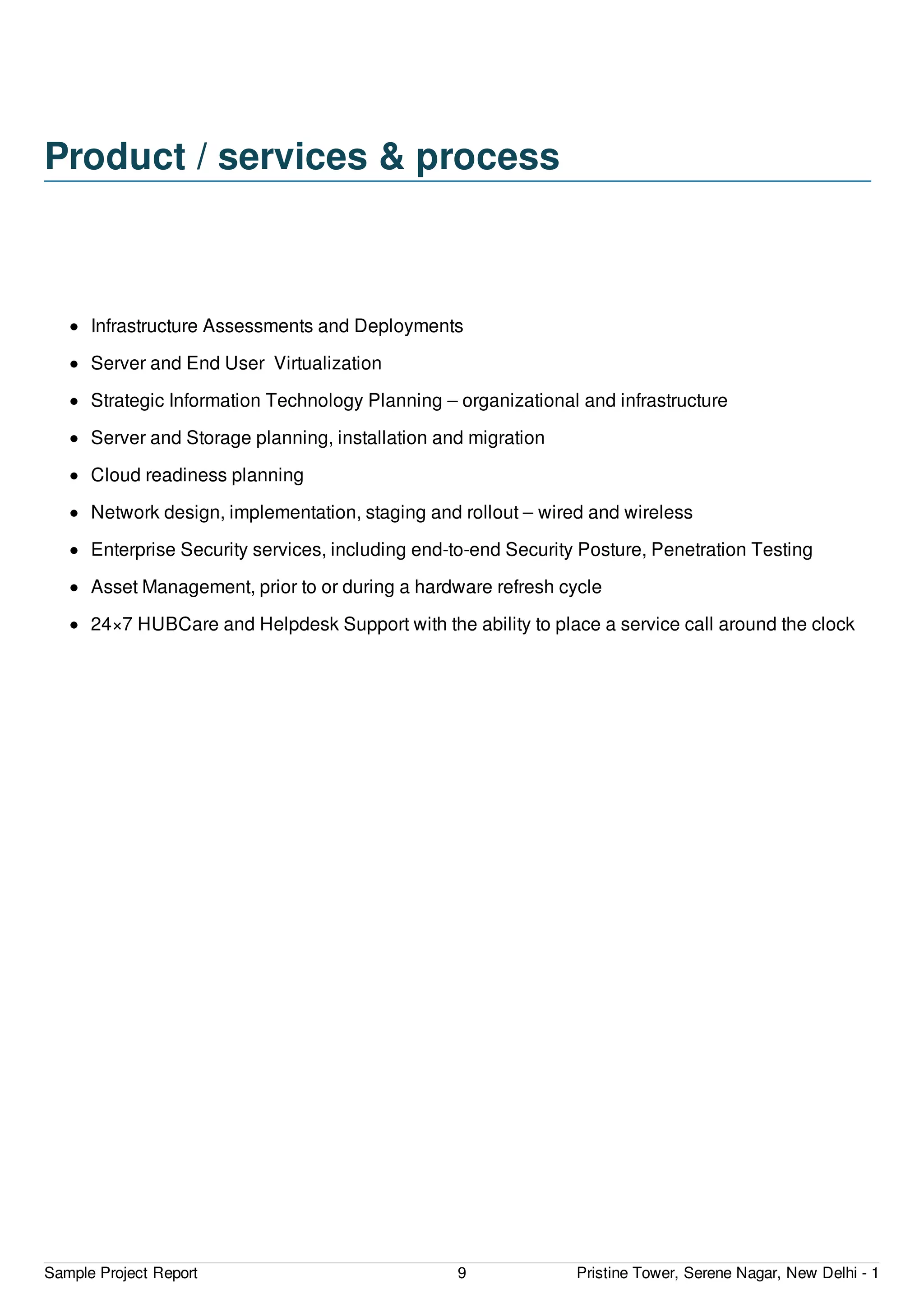 Finline sample project report for bank loan | PDF