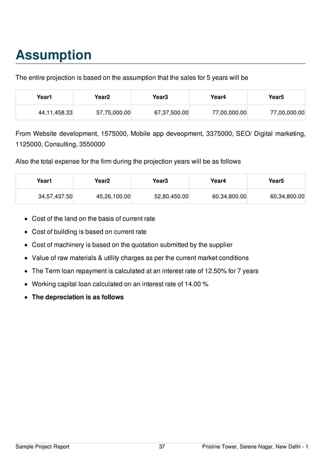 Finline sample project report for bank loan | PDF | Internet | Computing