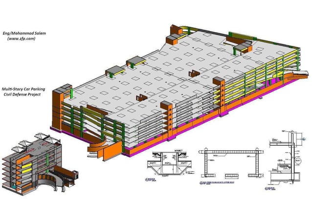 Sample of my Projects using Revit Structure | PDF