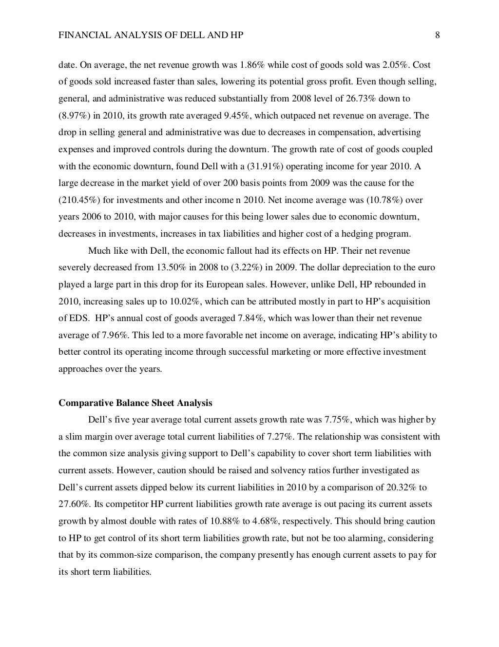 Sample project with pro forma analysis