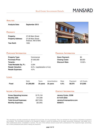 Sample property valuation | PDF