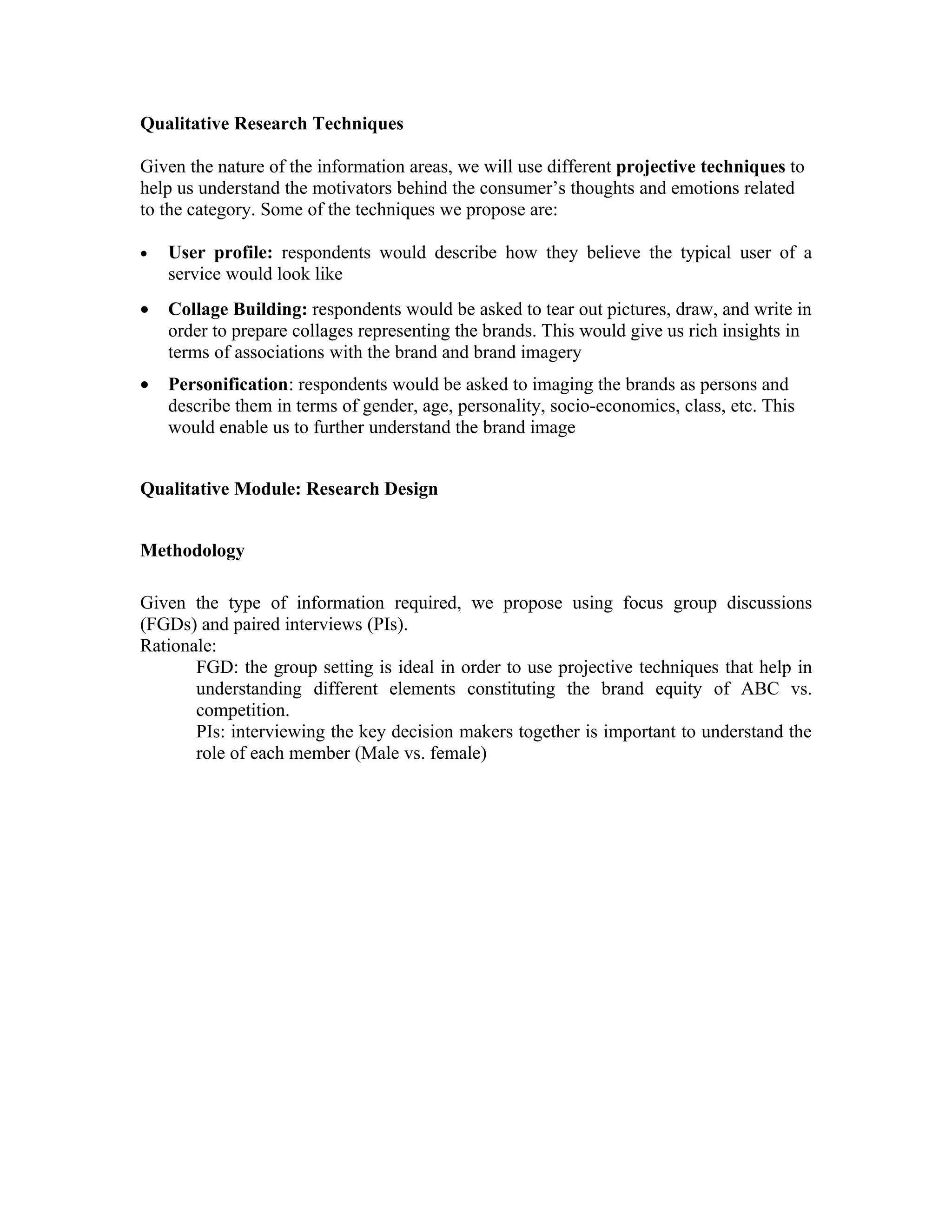 Market Research Proposal | PDF