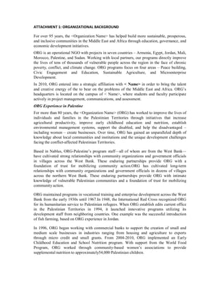 Sample proposal on women's microenterprise development | PDF