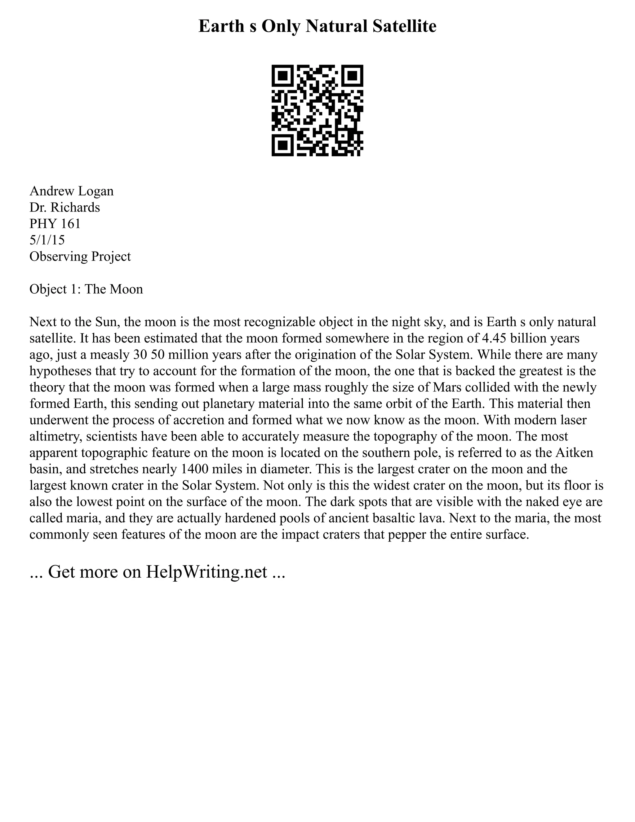 Sample Proposal Paper Outline. Project Proposal O | PDF