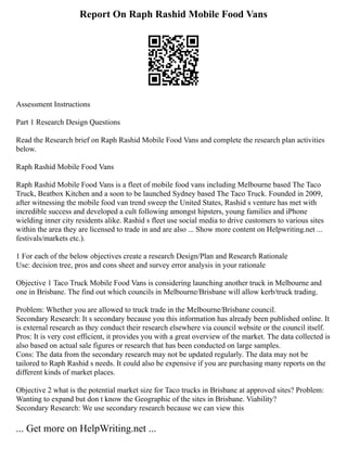 Sample Prospectus For Research Paper | PDF