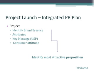 Sample pr plan hiranandani project launch | PPSX