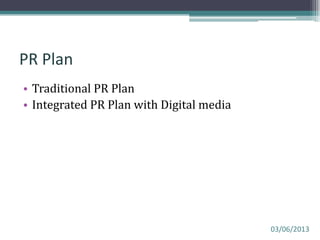 Sample pr plan hiranandani project launch | PPSX