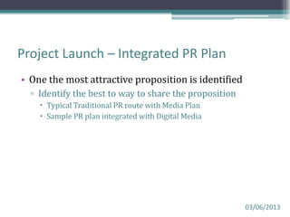 Sample pr plan hiranandani project launch | PPSX | Business | Business ...