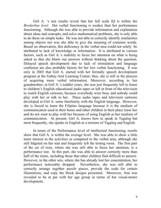 Sample psych reports format | DOC