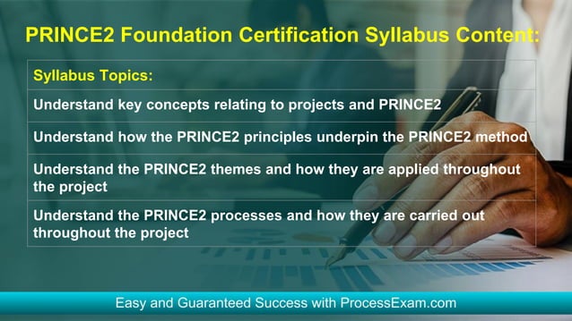 [Sample Question] PeopleCert PRINCE2 Foundation Certification | PPT