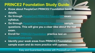 [Sample Question] PeopleCert PRINCE2 Foundation Certification | PDF