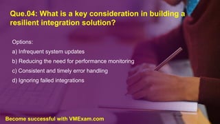 [Sample Question] Salesforce Certified Integration Architect Exam | PPT