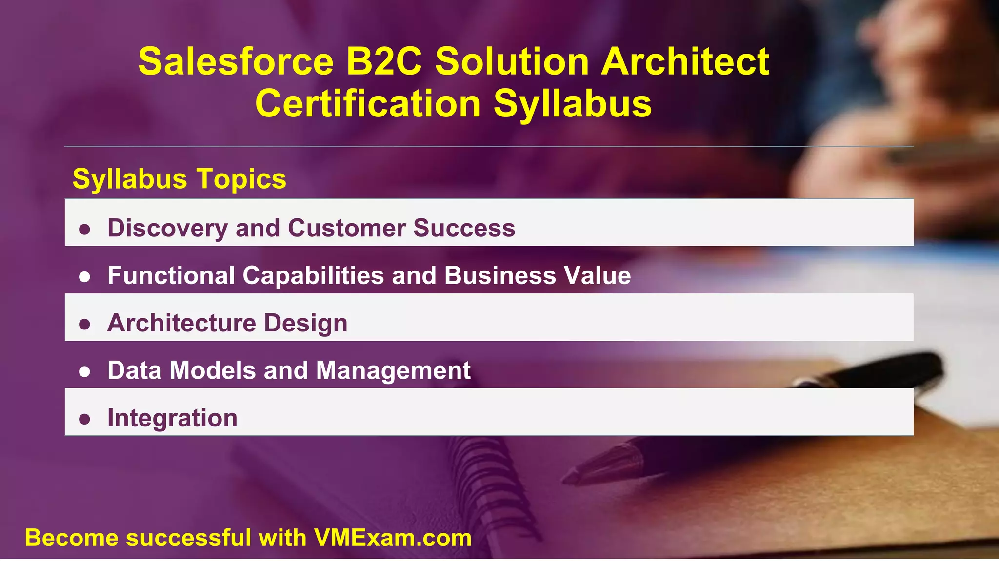 [sample Questions] Salesforce B2c Solution Architect Exam Ppt