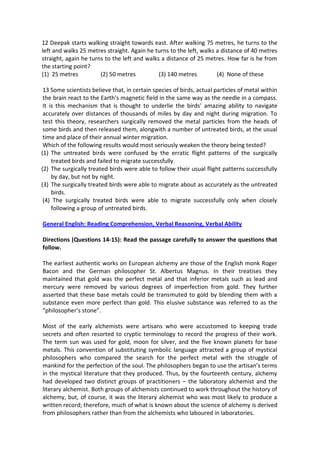 Sample Paper - UPES MET -II (June 2011) | PDF