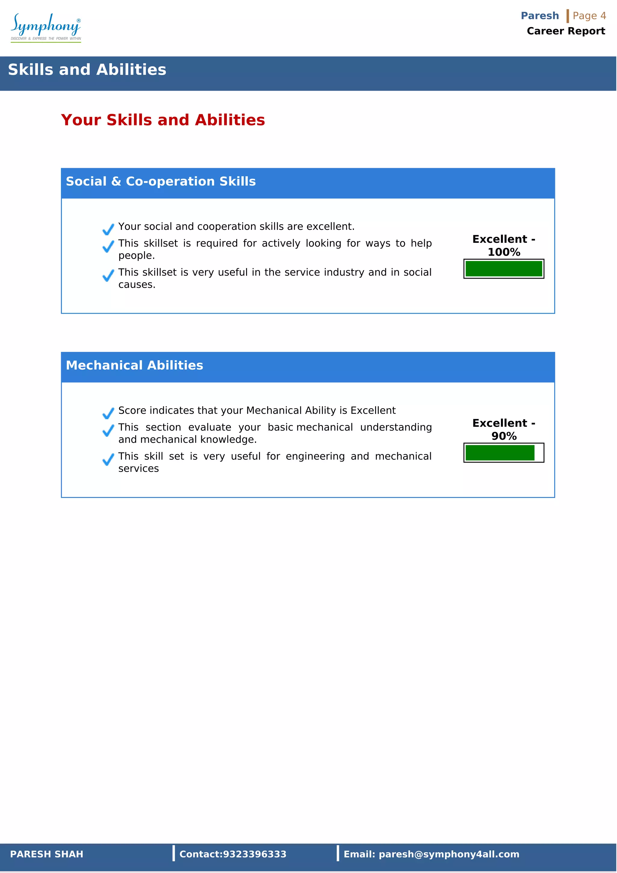 COMPREHENSIVE ASSESSMENT TOOL FOR CAREER COUNSELORS - 5 | PDF