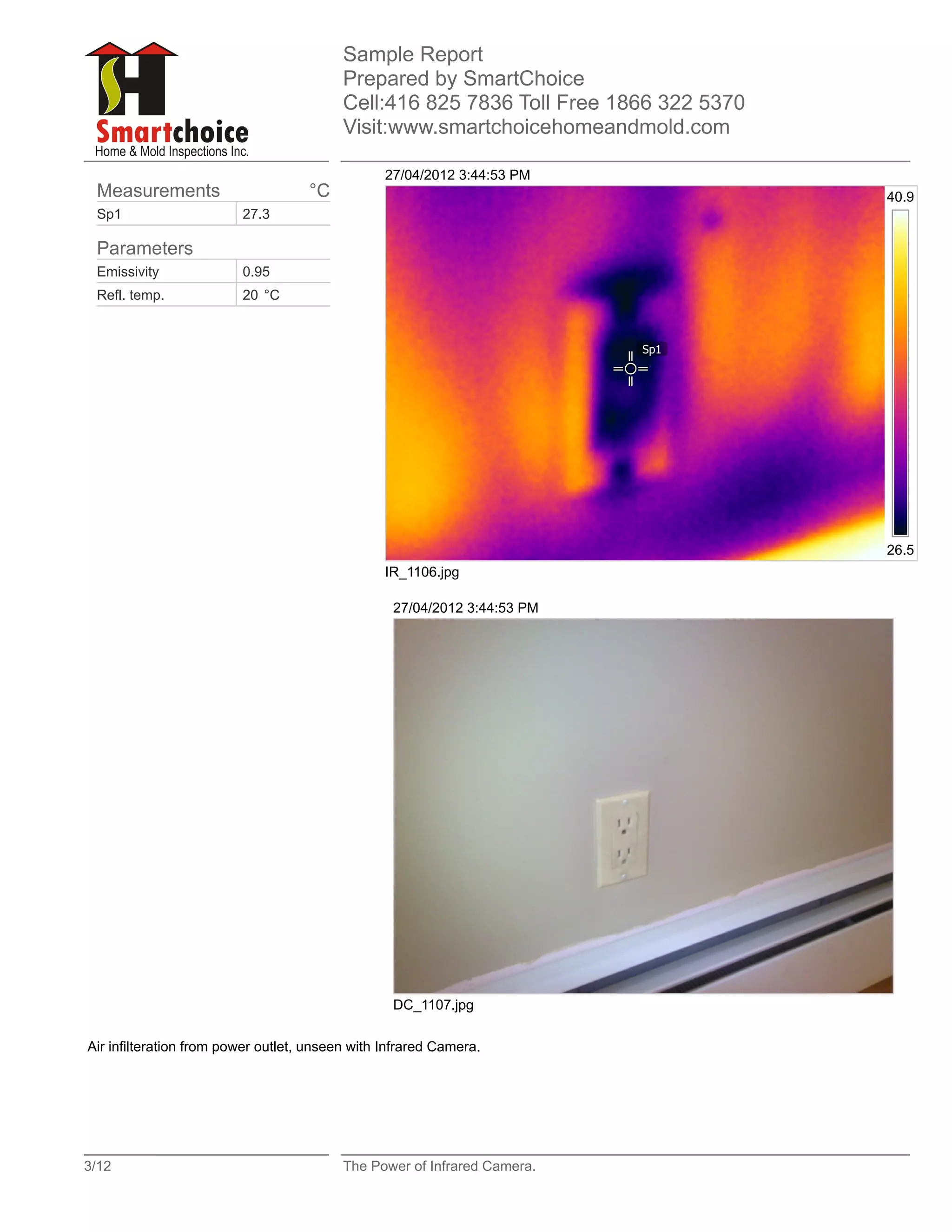 Sample report infrared home inspection | PDF