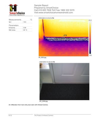 Sample report infrared home inspection | PDF