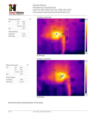 Sample report infrared home inspection | PDF