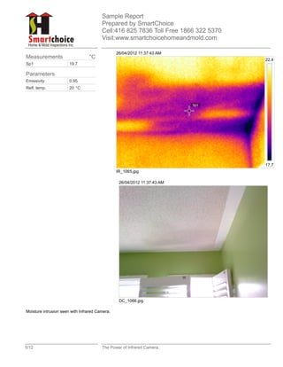 Sample report infrared home inspection | PDF
