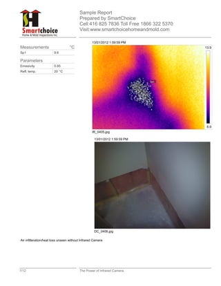 Sample report infrared home inspection | PDF