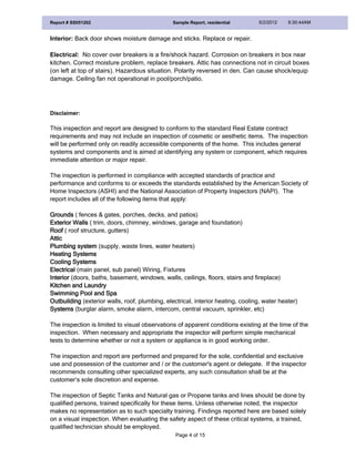 Sample report residential 1[1] | PDF